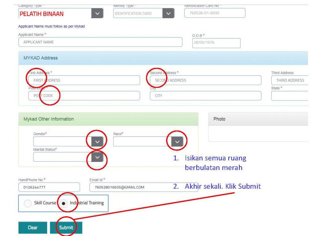 Cara Mohon Kad CIDB Online